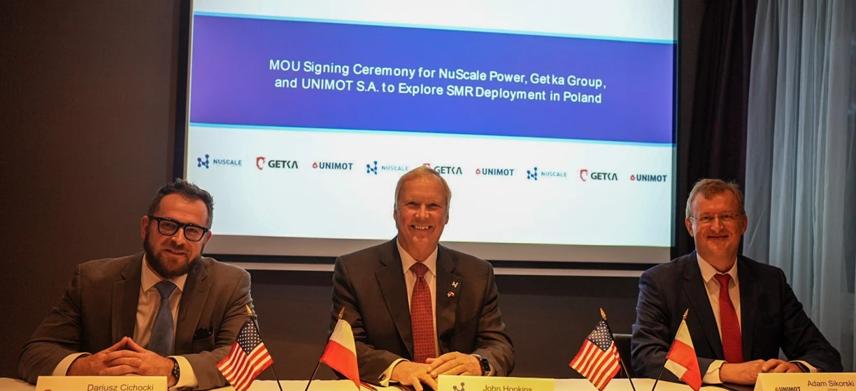 NuScale Power Signs Memorandum of Understanding with Getka and UNIMOT ...